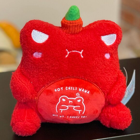 Toys | Nwt Hot Chili Wawa By Cuddle Barn 7 Frog Plushie | Poshmark